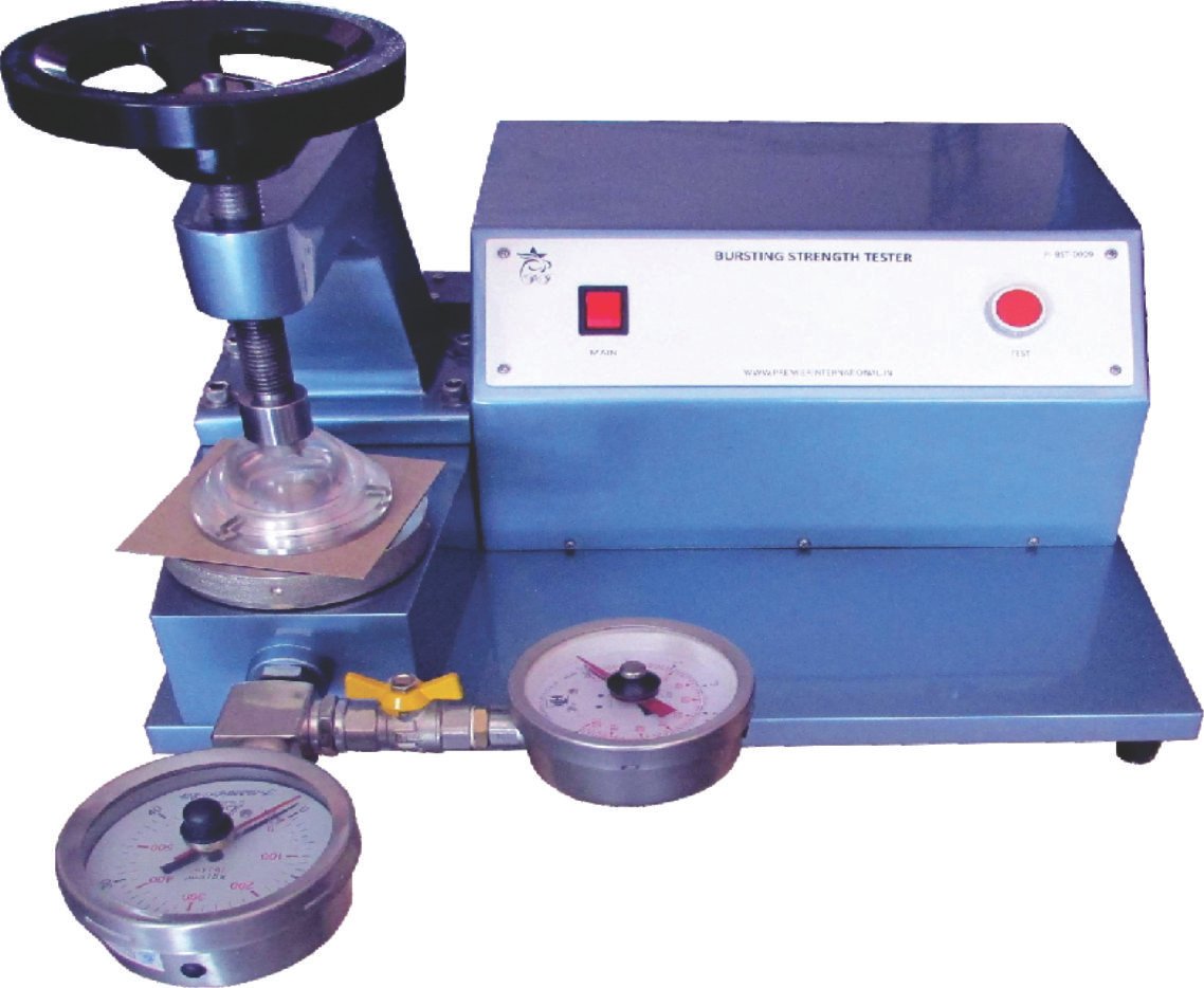BURSTING STRENTGH TESTER FOR PAPER / PAPER BOARD - Premier Enterprises